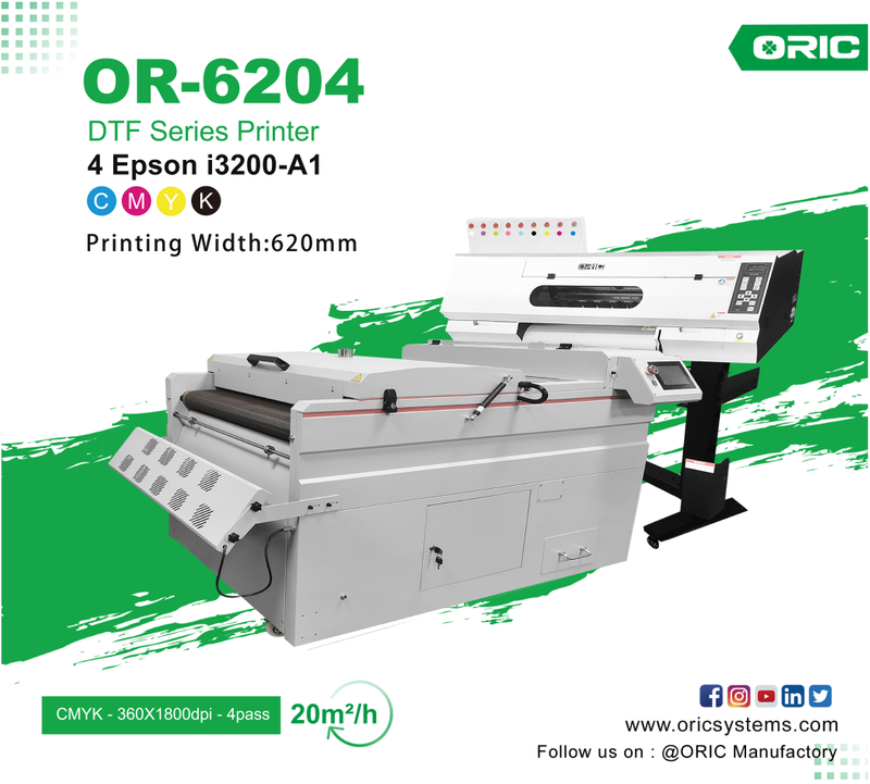 HIGH SPEED DTF DIGITAL PRINTER OR-6204 DTF from China manufacturer - ORIC