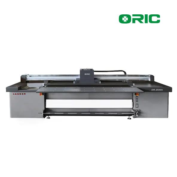 OR-2500H 2.5m UV 롤 투롤 및 3-12개 리코 헤드가 장착된 하이브리드 올인원 프린터 중국 제조업체 - ORIC